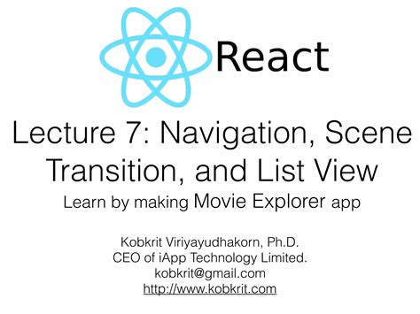 Browse Movies App With React Native Ppt