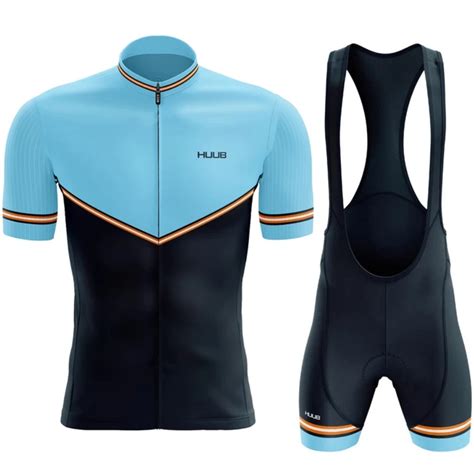 2022 사이클링 의류 Huub 팀 사이클링 저지 세트 여름 짧은 소매 사이클링 착용 남자 자전거 의류 Mtb 자전거 사이클링