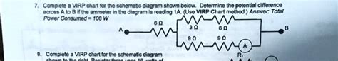 solved complete virp chart fcr the schematlc diagram shown below