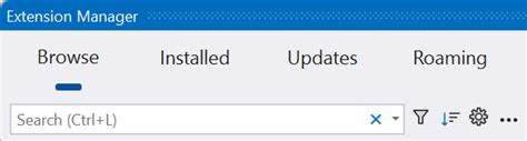 A Modern Extension Manager Has Arrived With Visual Studio Visual Studio Blog