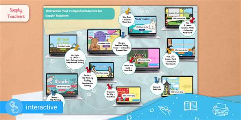 How Do I Use The Interactive Year 2 English Resources For Supply Teachers