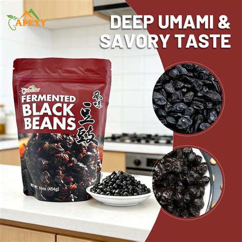 Apexy Premium Fermented Black Beans Douchi Authentic