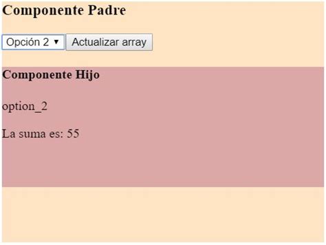 Html5 Actualizar Componente Hijo A Partir Del Componente Padre En Angular Stack Overflow En