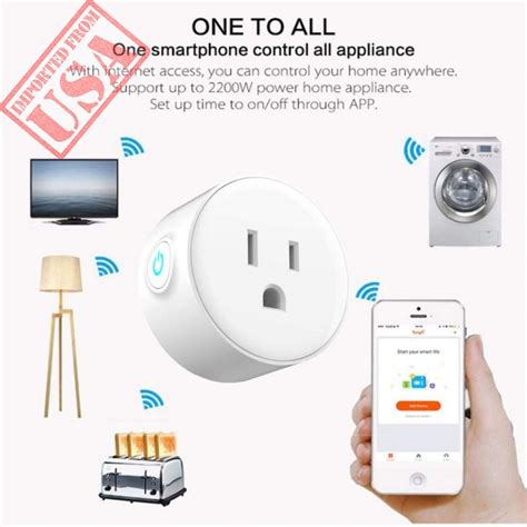 Wi Fi Smart Plug Mini Outlets Smart Socket No Hub Required Timing Function Control Your