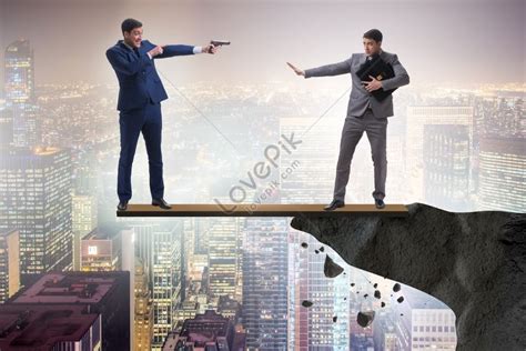 두 사업가 사진과의 파트너십 및 팀워크 개념 사진 무료 다운로드 Lovepik