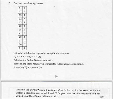 Solved Consider the following dataset.Estimate the following | Chegg.com