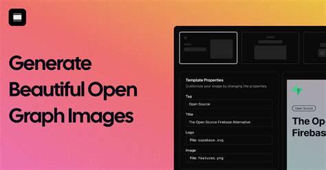 opengraph design generate open graph images