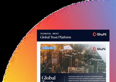 Platform Shufti Flexible On Premises Identity Verification Solution