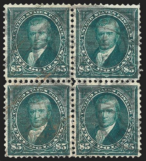 Us Stamp Price Scott 278 1895 Us500 Marshall