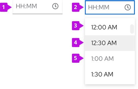 Patternfly • Time Picker