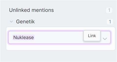 link button disappeared in outgoing unlinked mentions bug graveyard