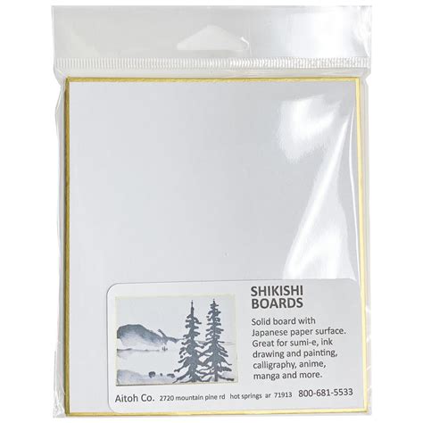 Departments Aitoh Shikishi Board Small 3 Pack 4 75x5 25 Hoso