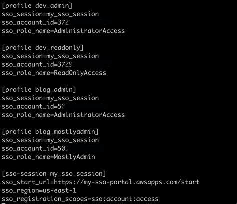 Fast Aws Sso Account Switching