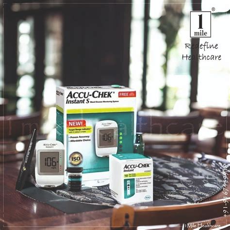 Roche Accu Chek Instant S Blood Glucose Monitor Meter Kit Glucometer Sugar Check Monitoring BG03