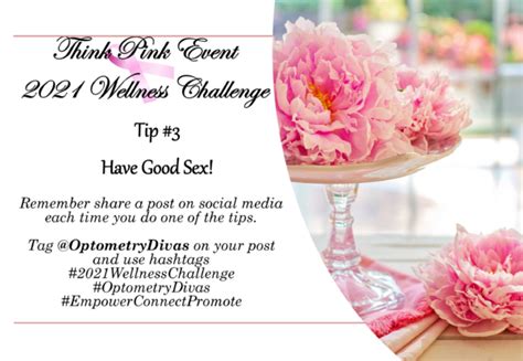 Wellness Challenge Tip Have Good Sex Optometry Divas