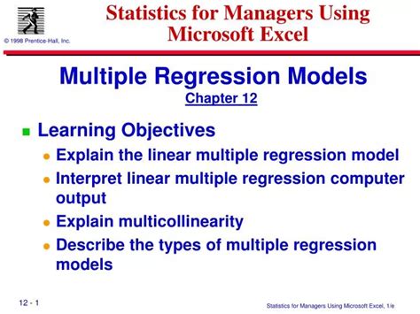 ppt statistics for managers using microsoft excel powerpoint