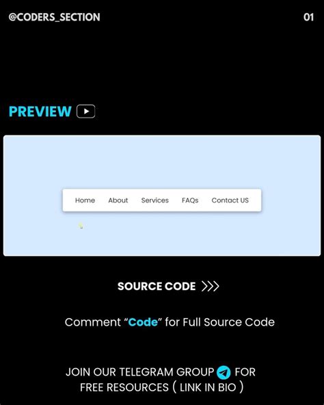 Coding Programming Html Css Source Code👇 Comment “link” To Get Source Code Link🙂 Else👇👇