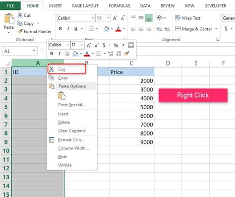 Excel How To Swap Columns Basic Excel Tutorial