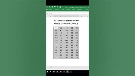 Excel Pro Tips Shading Every Other Row Of Your Choice Msexcel