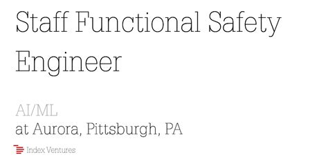 Aurora Staff Functional Safety Engineer