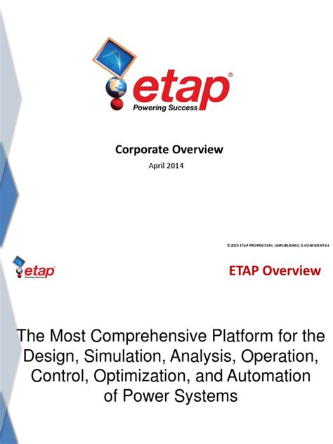 100 etap corporate overview pdf electrical grid computing