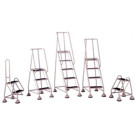 Citec Assorted Mobile Steps W Spring Loaded Castors Available Online Caulfield Industrial