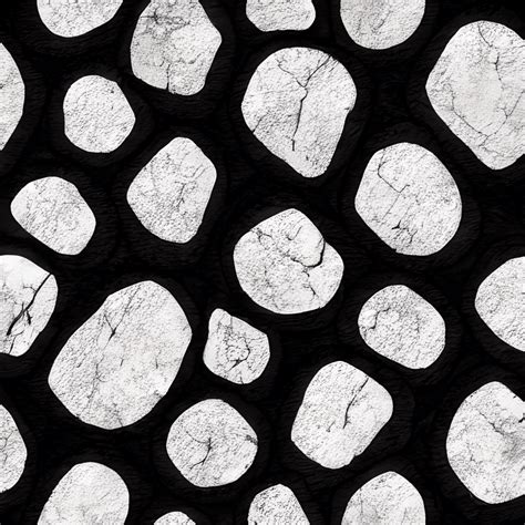 Smooth Cobblestone Pattern Coloring Page Black And White · Creative Fabrica