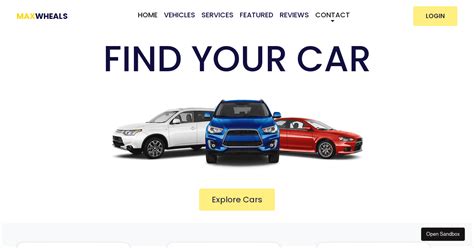 I Llam Bootstrap Temp Car Temp Codesandbox