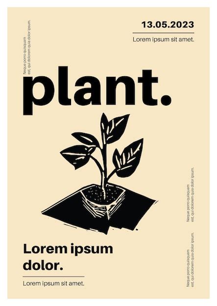 Premium Vector Poster Layout Design