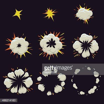 Animation Of Explosion Effect In Cartoon Comic Style Royalty Free Vector Stock FreeImages