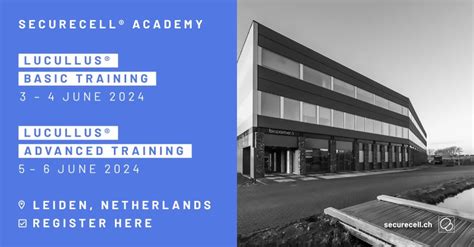 Lucullus Leidenbiosciencepark Biotechacademy Automation Digitalization Securecellacademy