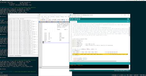 1802 And Arduino Short Program With Loop Back To Start