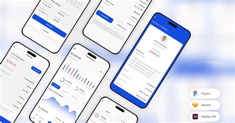 Invoicing And Billing Management Mobile App Ui Kit Ux And Ui Kits Ft Invoice And Estimate Envato