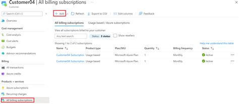 為合作夥伴的客戶建立訂用帳戶 azure cost management billing microsoft learn
