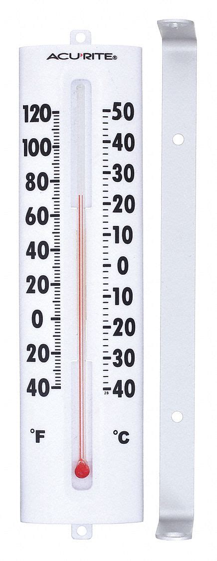 Wall Mount 40° To 120°f 40° To 50°c Analog Thermometer 3lpd7