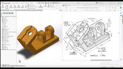 Soporte De Control En Solidworks 2018 Youtube
