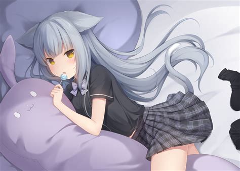 Wallpaper Id 1787146 Anime 720p Cat Girl Cat Ears Anime Girls
