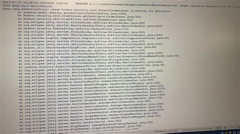 assertionerror class curity csrf defaultcrumbissuer is