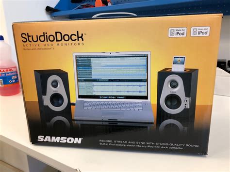 SAMSON - 4 Pairs Studiodock 3i Active Monitors With Dock For Ipod ...