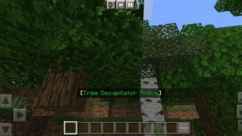 Download Tree Capitator Mod Minecraft Bedrock MCPEDL