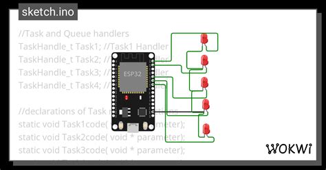 Peterson Algorithm RTOS Wokwi ESP STM Arduino Simulator