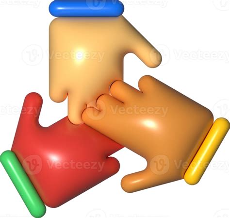 Colorful Graphic Of Interlocking Hands 52934208 Png Colorful Graphic Of Interlocking Hands 52934208 Png