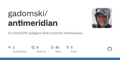 Github Gadomskiantimeridian Fix Geojson Polygons That Cross The Antimeridian