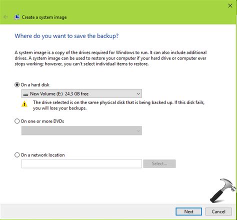 How To Create A System Image In Windows