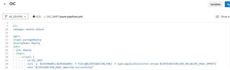 Azure DevOps Pipeline For Oracle Integration Cloud