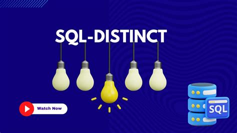 19 Sql Distinct Youtube