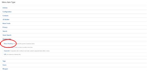Joomla Hack A Better Way To Insert A Menu Separator Or JoomlaForever Com