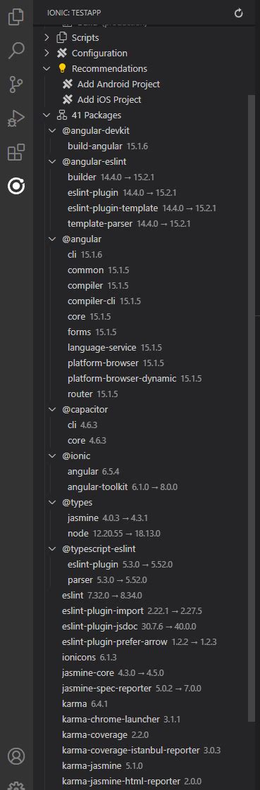 Simple Question To Package Update Ionic Framework Ionic Forum