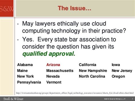 Legal Ethics And Cloud Computing