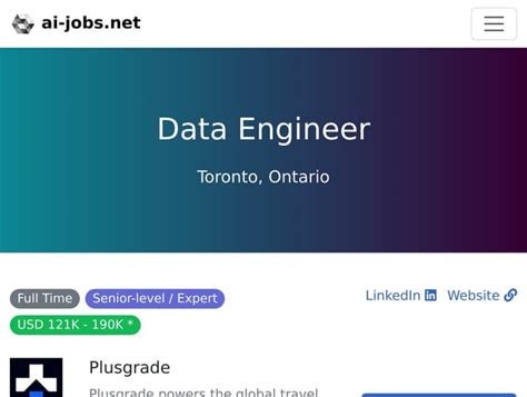 Hiring Data Engineer In Toronto Ontario Raimljobs